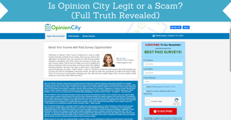 Is Opinion City Legit or a Scam? (Full Truth Revealed)