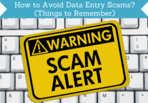 How to Avoid Data Entry Scams? (Things to Remember)